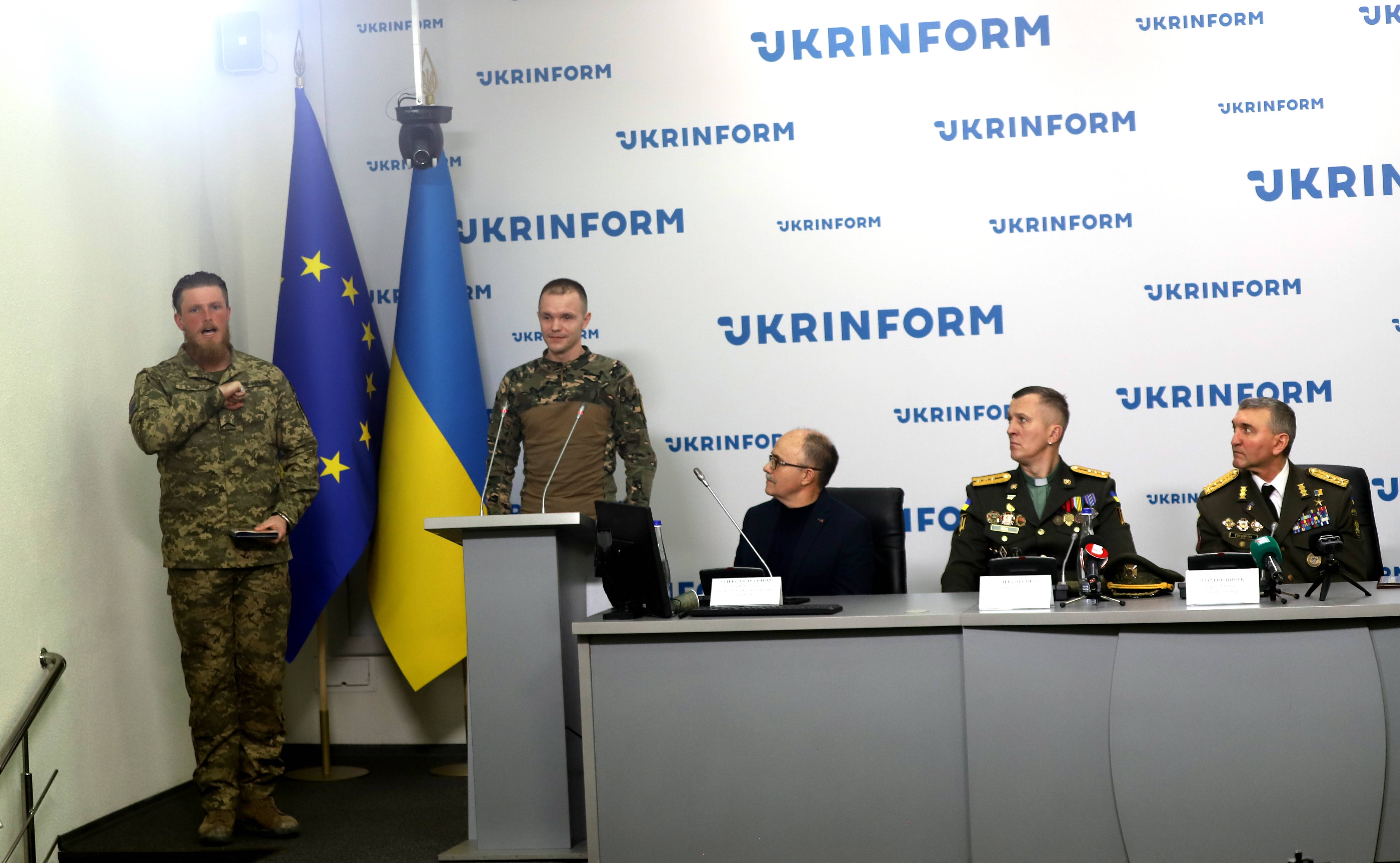 Soldiers of the International Defense Legions of Ukraine received ...