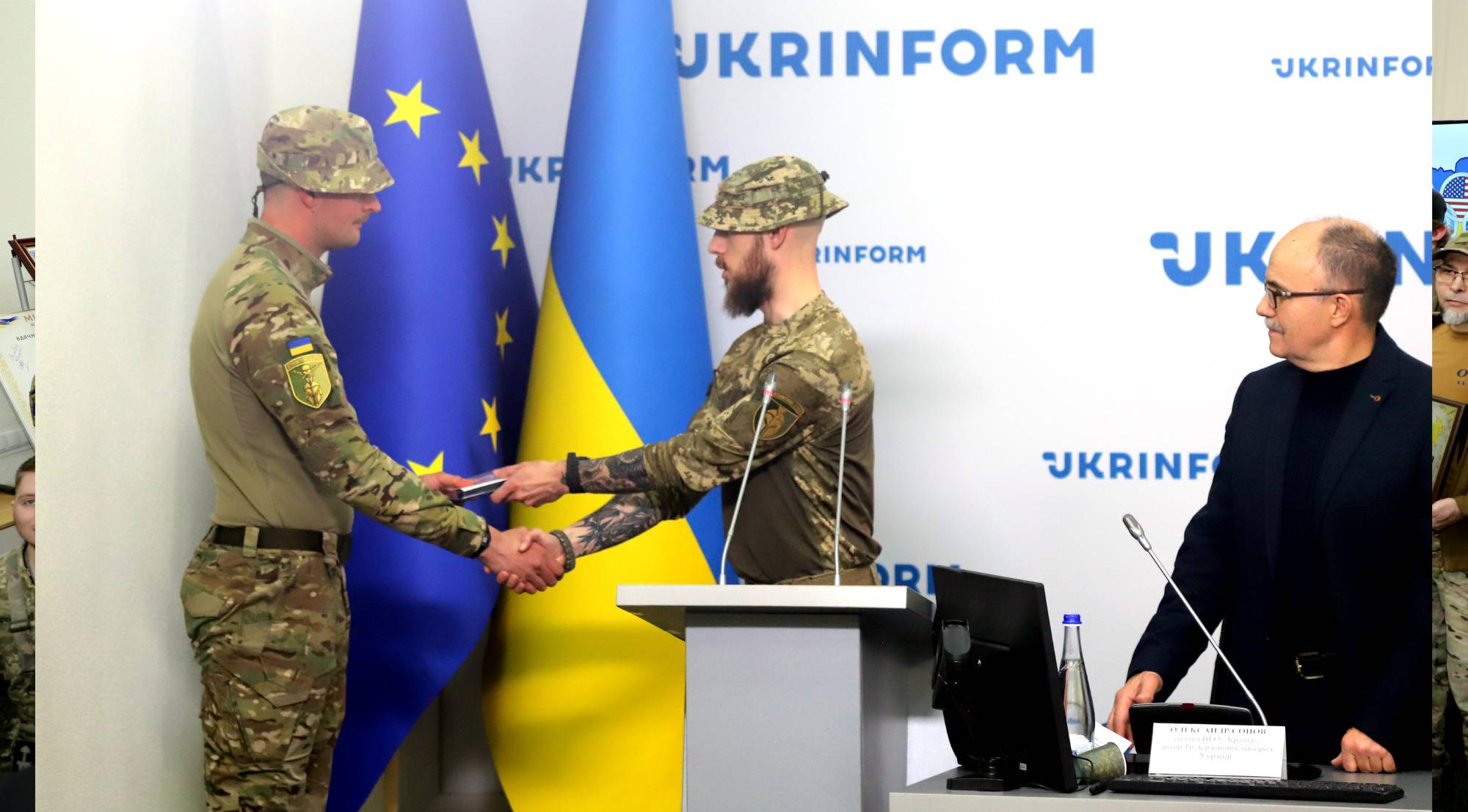 Soldiers of the International Defense Legions of Ukraine received ...